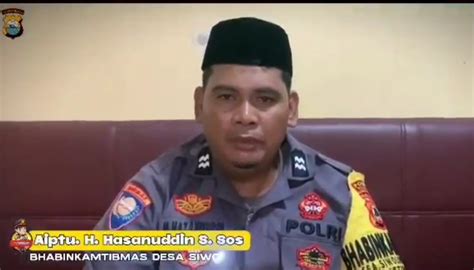 Sosok Aiptu Hhasanuddin Bktm Siwolong Polong Yang Dekat Dengan