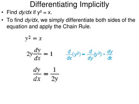 Ppt 37 Implicit Differentiation Powerpoint Presentation Free Download Id3227194
