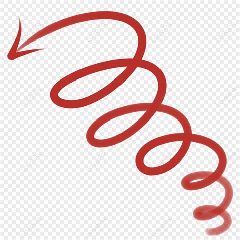 나선형 화살표 일러스트 빨간색 회전방향입체곡선 Png 일러스트 무료 다운로드 Lovepik