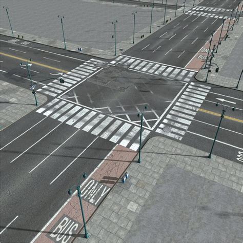 3d Intersection Models Turbosquid