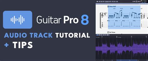 How To Add An Audio File To Your Scores Guitar Pro 8 Tutorial Guitar