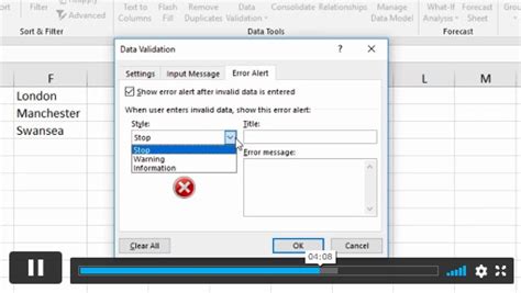 basic excel data tools and data management course cloud