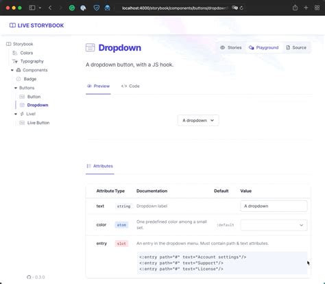 Phoenix Storybook A Storybook Like UI Interface For Phoenix Components Page Chat
