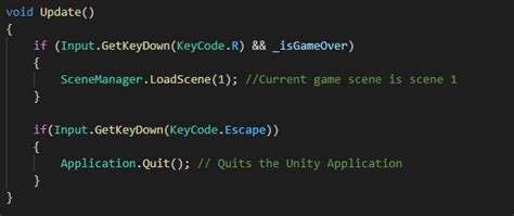 Coding The Exit For Full Screen Objective Using The Escape Key Exit