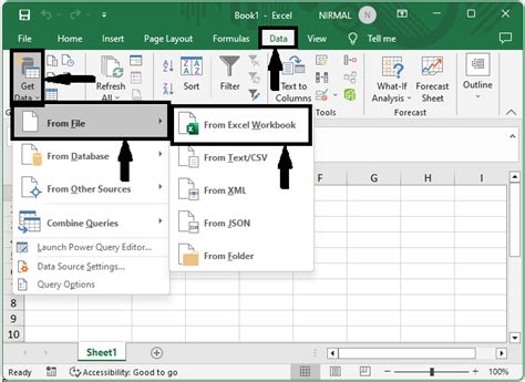 How To Extract Data From Another Workbooks Or Text Files In Excel