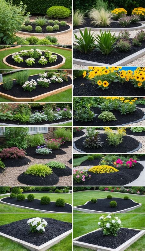 21 Black Mulch Landscaping Ideas To Transform Your Outdoor Space