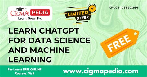 Learn ChatGPT For Data Science And Machine Learning Free Udemy Course