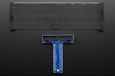 Assembled Pi T Cobbler Plus GPIO Breakout Kiwi Electronics