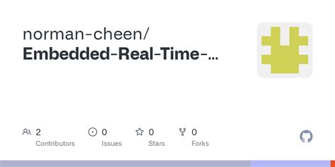 Github Norman Cheenembedded Real Time Systems