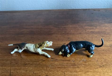 Possibly Bergman Foundry Sculpture Chiens Cm Cold Painted Bronze Auction Online