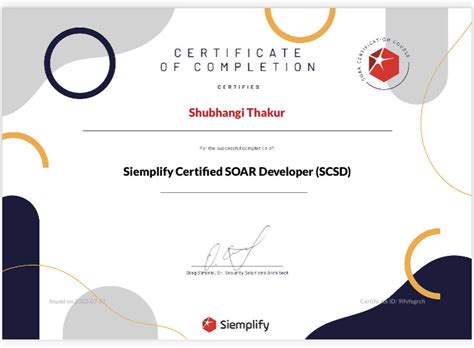 Shubhangi Thakur On Linkedin Siemplify Soar Cybersecurityanalyst Cybersecurityawareness…