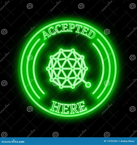 Qtum Qtum Accepted Here Sign Stock Illustration Illustration Of Finance Mining 113701301