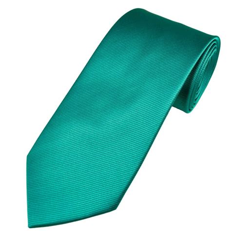 Plain Teal Green Ribbed Mens Tie From Ties Planet Uk