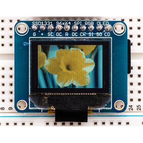 Oled Breakout Board 16 Bit Color 0 96 W Microsd Holder At Mg Super Labs India