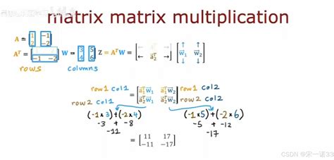 机器学习—矩阵乘法矩阵点积 Csdn博客