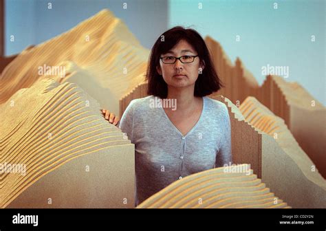 April 4 2008 San Diego Ca Artist Maya Lin And Works In Her Exhibition At The Museum Of