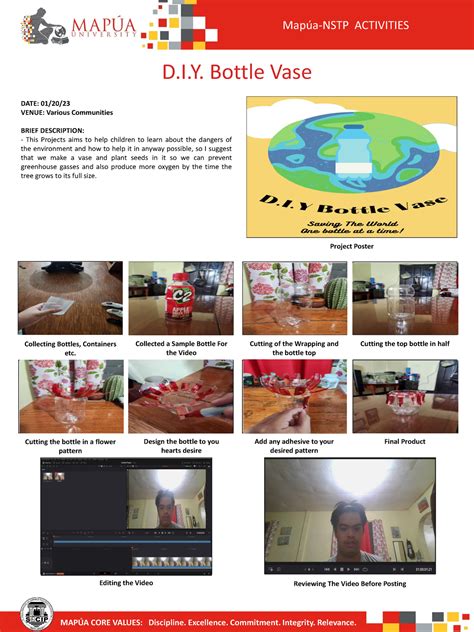 Project Poster For Nstp Date 01 20 Venue Various Communities Brief Description This