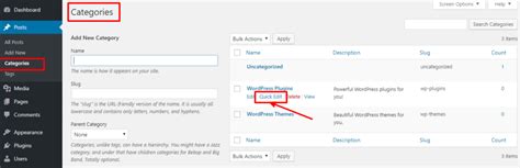 how to edit add and delete categories in wordpress beautifulthemes blog