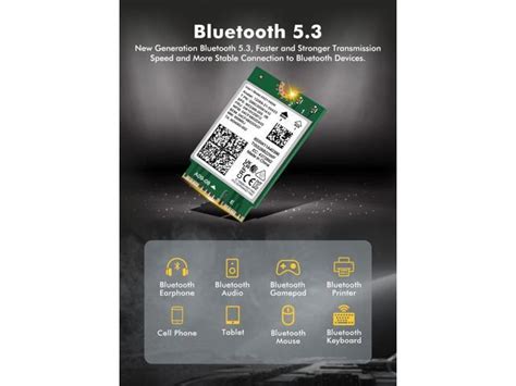 Wifi 6e Wireless Card Intel Ax211 Ngw M 2 Cnvio2 Bluetooth 5 3 Tri Band 5400mbps Network