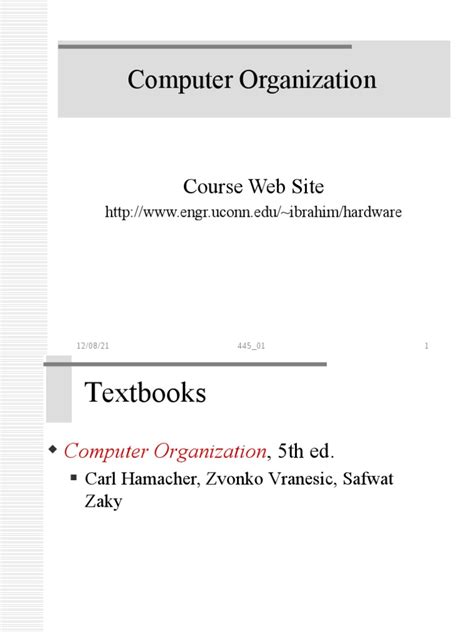 computer organization course overview pdf central processing unit computer data storage