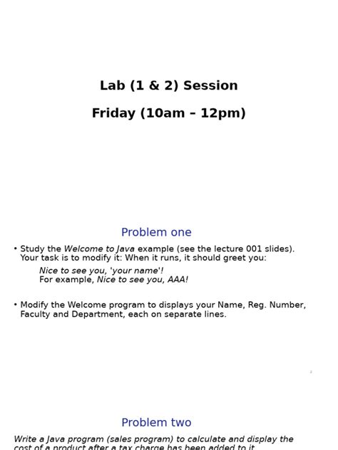 practical questions for java programming beginners pdf