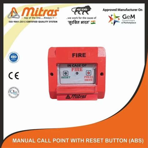 Resettable Manual Call Points At ₹ 750piece Manual Call Point In New