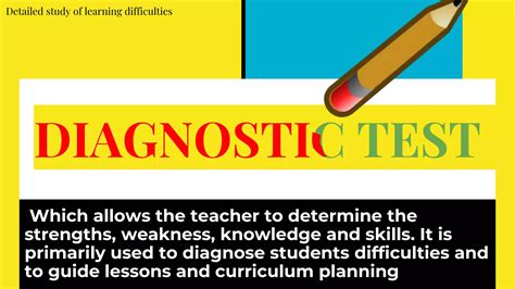 Diagnostic Test Definition Nature And Purpose Of Diagnostic Test Using Diagnostic Test Ppt