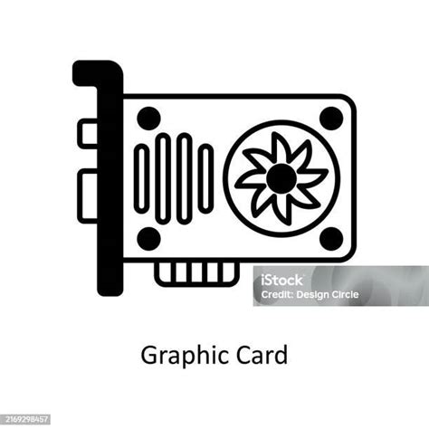 그래픽 카드 벡터 솔리드 아이콘 디자인 일러스트 레이 션 흰색 배경에 정보 기술 기호 Eps 10 파일 0명에 대한 스톡 벡터 아트 및 기타 이미지 Istock