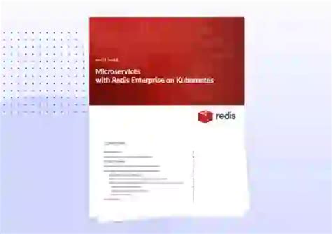 Redis For Microservices Architecture Redis