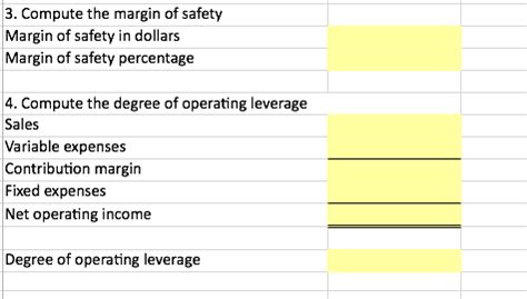 Solved CVP Analysis Determine The Break Even Point Chegg
