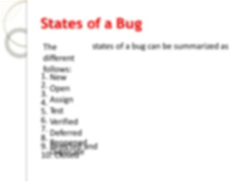 SOLUTION Bug Defect Life Cycle Studypool