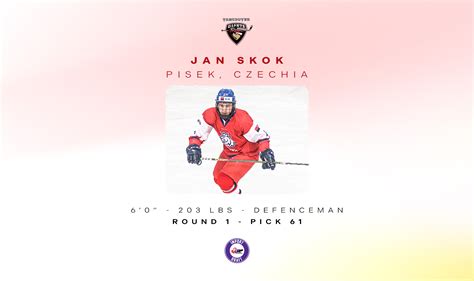 Giants Select Czech Shutdown Defender Skok In Chl Import Draft