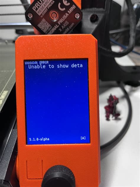 unknow error on my mini hardware firmware and software help