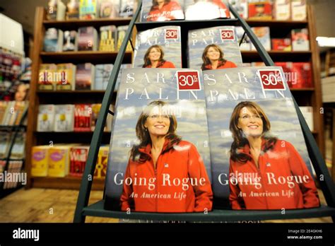 Sarah Palins Book Going Rogue Is Pictured At Barnes And Noble