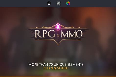 Rpg And Mmo Ui X 2d Gui Unity Asset Store