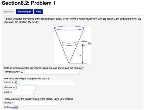 Solved Section62 Problem 1 Previous Problem List Next 1