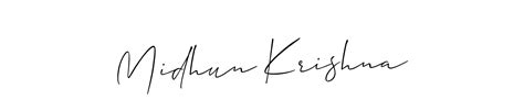 82 Midhun Krishna Name Signature Style Ideas Free Autograph