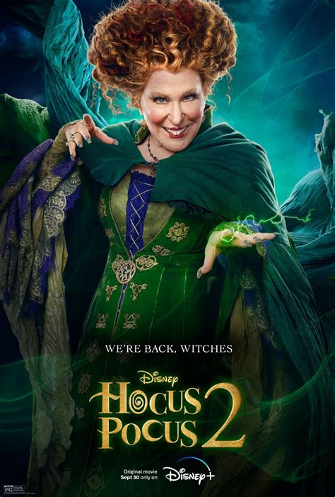 “hocus Pocus 2” Character Posters Released Whats On Disney Plus