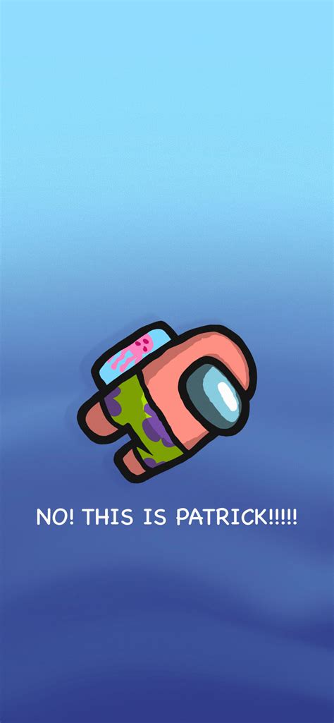 Among Us Patrick Star Skin Wallpapers Wallpapers Clan