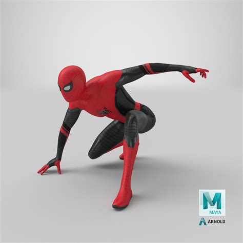 Spider Man Ready Pose 3d Model 159 3ds Blend C4d Fbx Max Ma