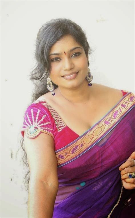 Jayavani Aunty Hot Photos In Saree Spicy Masala Gallery