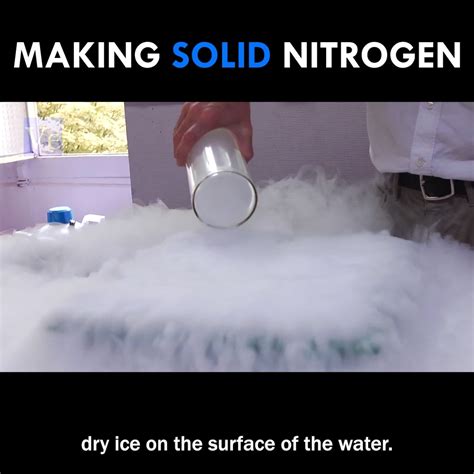 Making Solid Nitrogen Veritasium Facebook