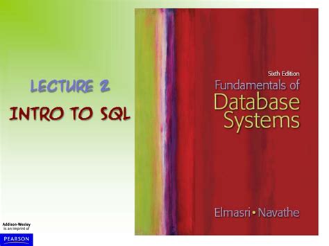 Ppt Introduction To Sql Data Definition And Types Powerpoint