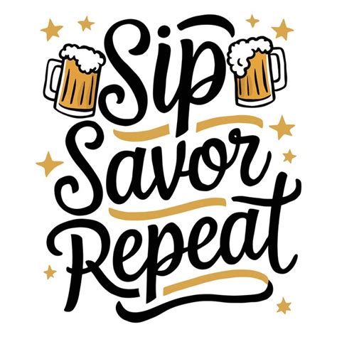 Beer Typography Tshirt Vector Design Premium Ai Generated Vector