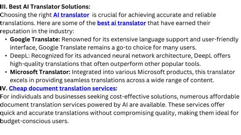 Ppt Unveiling The Power Of Ai Translator Your Ultimate Guide To Automatic Translati