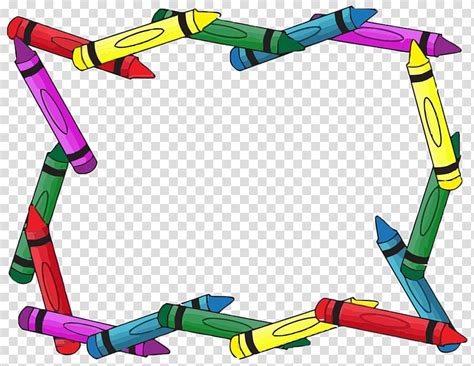 Crayon Clipart Border