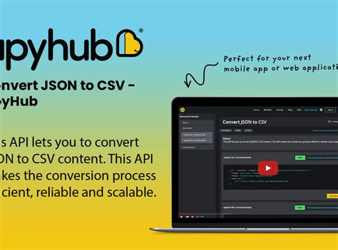 Json To Csv Converter Api Apyhub Apyhub