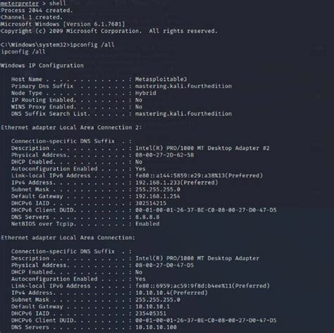 101 Kali Linux для продвинутого тестирования на проникновение Pivoting и переадресация портов