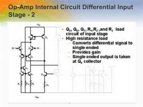 Op Basics Part III Internal Circuit YouTube