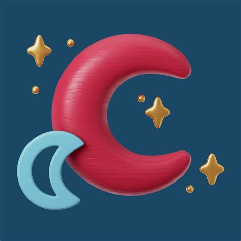 Lua Minguante 3d Imagens Download Grátis No Freepik